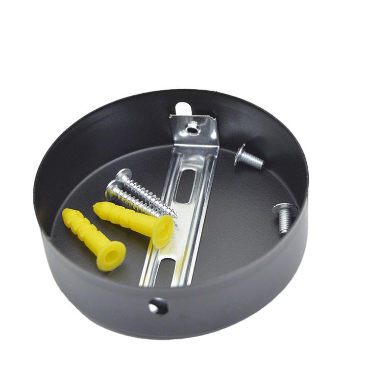 Buy 80mm Lamp Fixing Plate Metal Base Vintage Pendant Lamp Holder Home ...