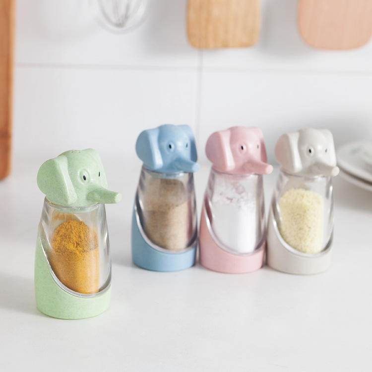 1 adet Fil Şekilli Baharat Tenceresi Tuz Biber Kavanoz Seramik Biber ...