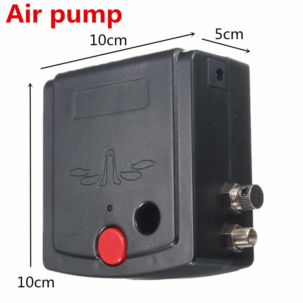 Buy New Precision Dual-Action Airbrush Spray Gun Mini Air Compressor ...