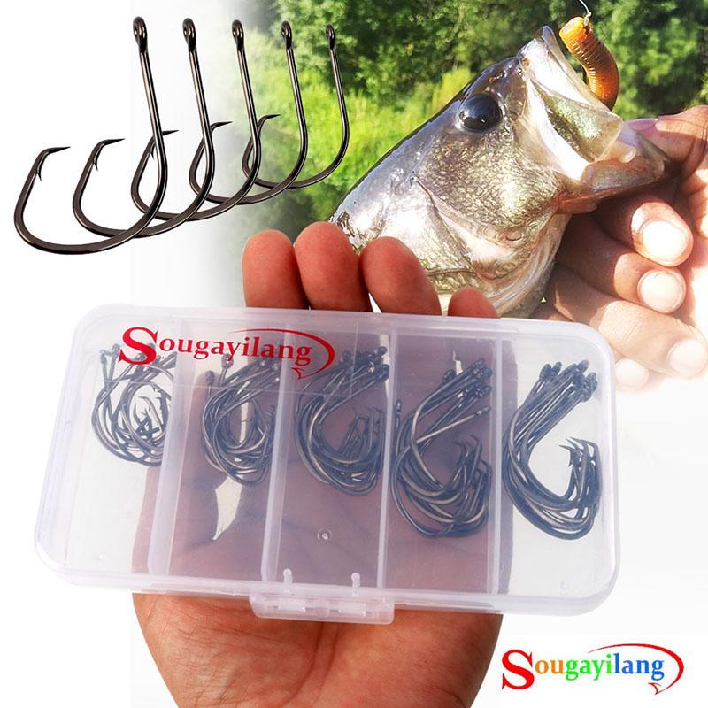 Buy Crank Hook Fishing Hook 50pcs a Box of High Quality Hooks Sea ...