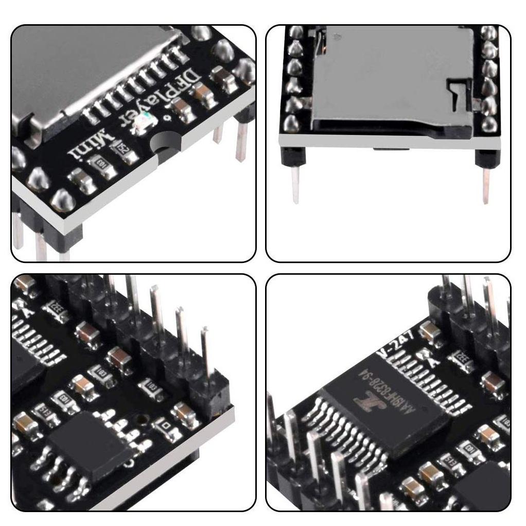 Satın alın 1PCS Mini MP3 Player Audio Module MP3 Voice Decode Board TF ...