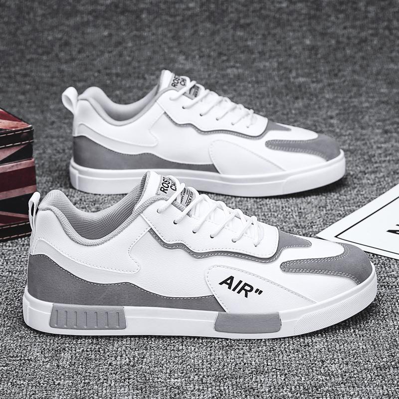 Buy Spring New Board Shoes Men's Leisure Sports Student White Shoes ...