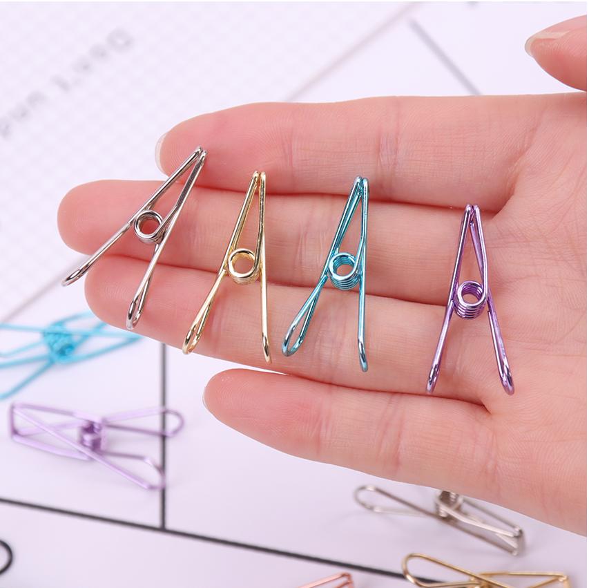 5 Pcs Novelty Hollow Out Metal Binder Clips Office Supplies uygun ...