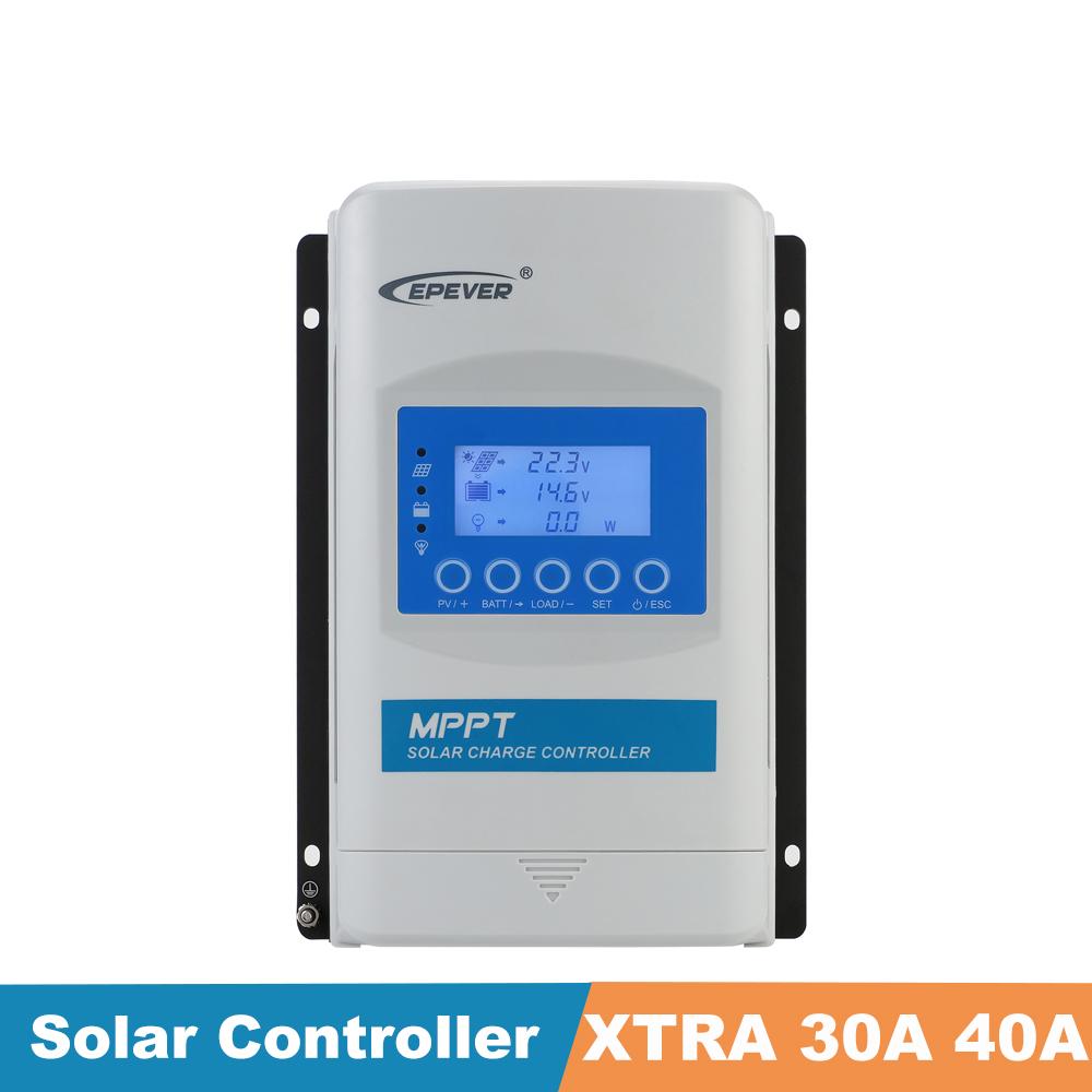 Mppt 30a 40a And Max Pv Voltage 150v Solar Charger Controller Black ...