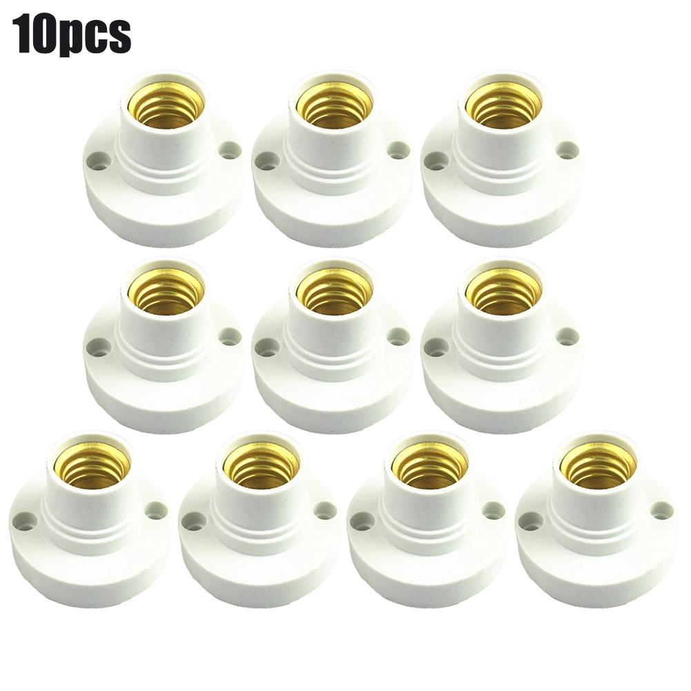 Cheap 10Pcs E14 Light Bulb Screw Lamp Surface Fixing Base Holder Edison ...