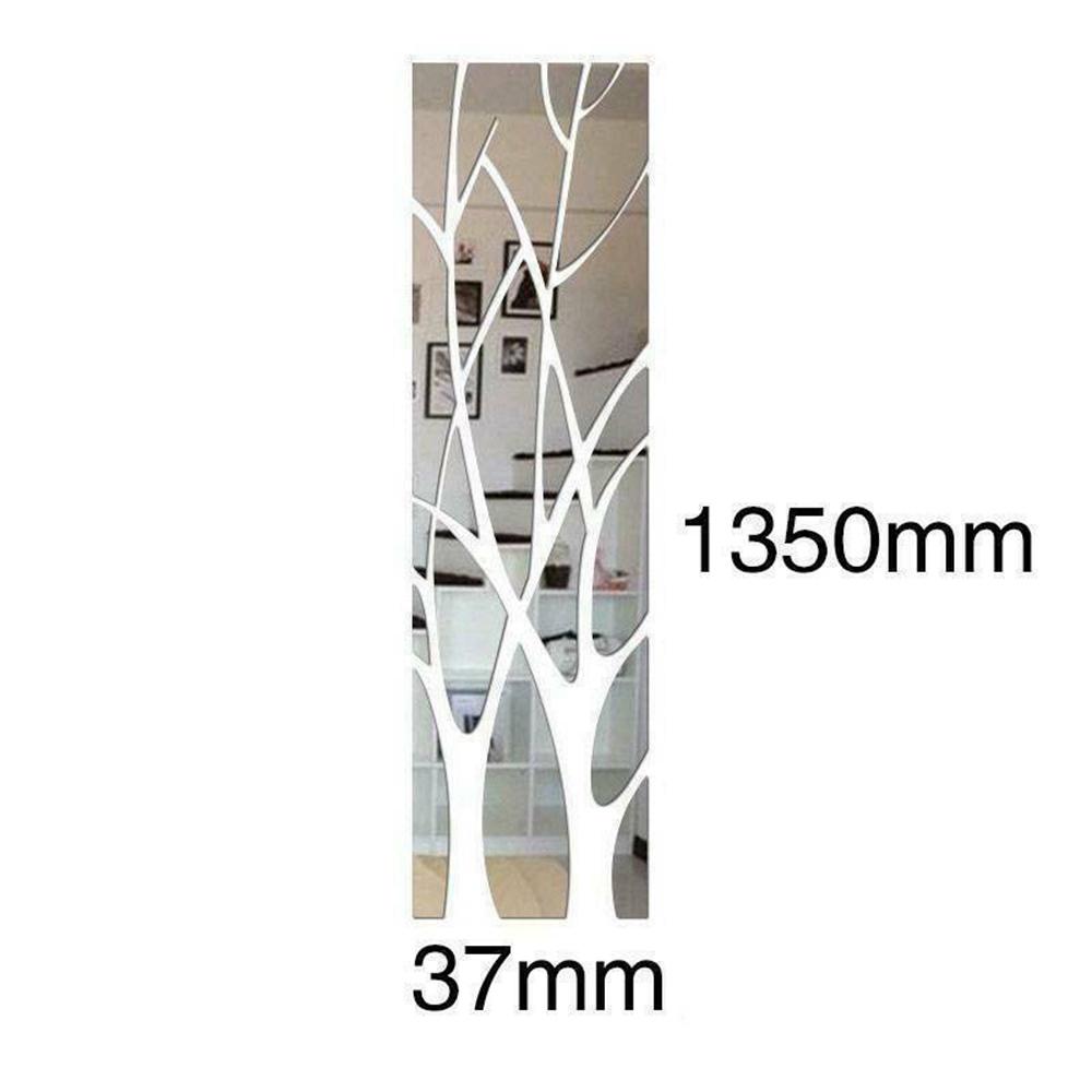 Buy 3D Tree Mirror Wall Sticker Removable DIY Art Decal Home Decor ...