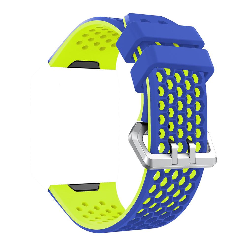 Dagu For Fitbit Ionic Dual Color Strap Silicone Sports Fitness ...