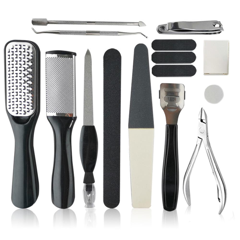 Buy 15/10pcs Foot Manicure Set Dead Skin Callus Removal Cuticles ...