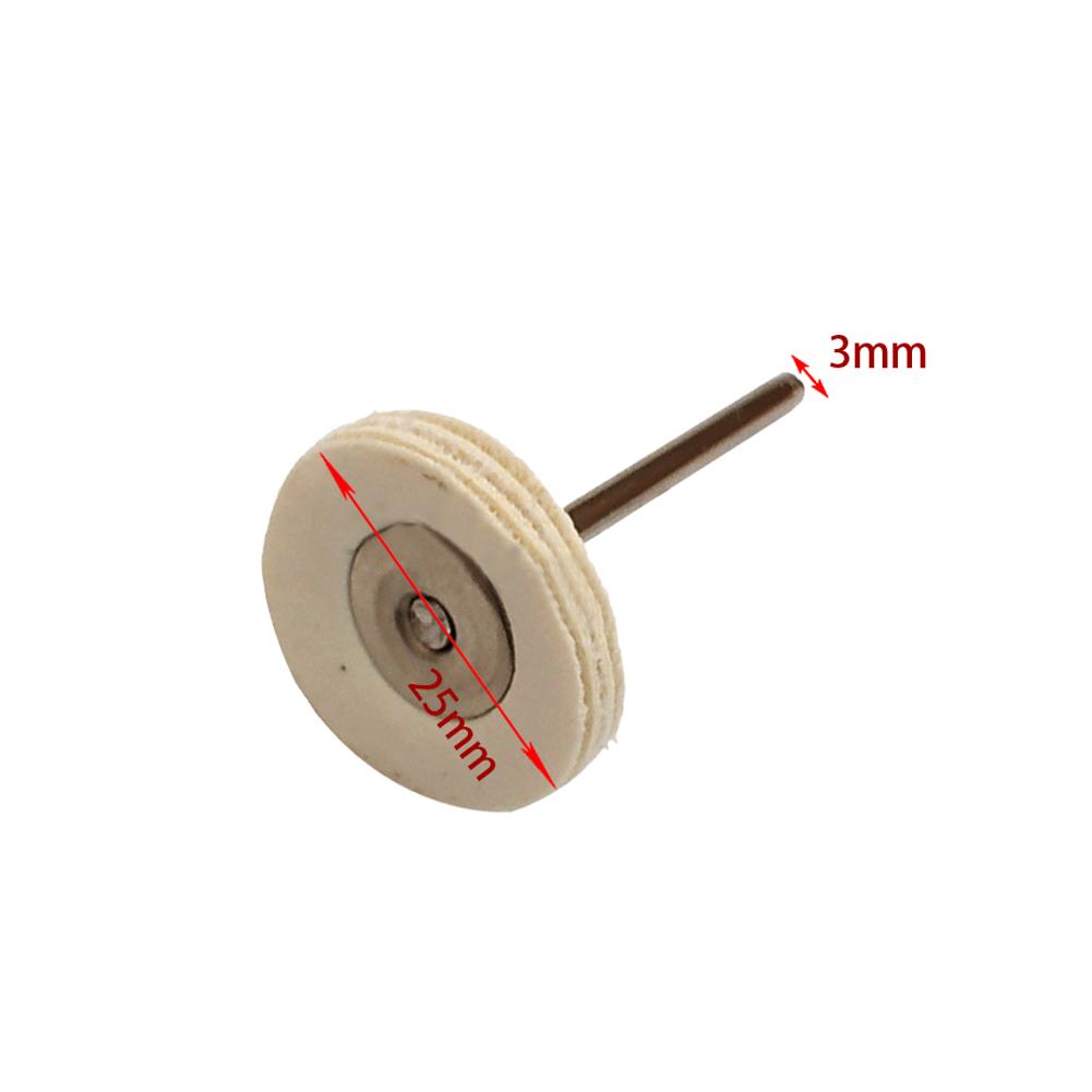 Buy 10Pcs Buffing Wheel 3×25mm Leather Shank: 3mm Silver at affordable ...