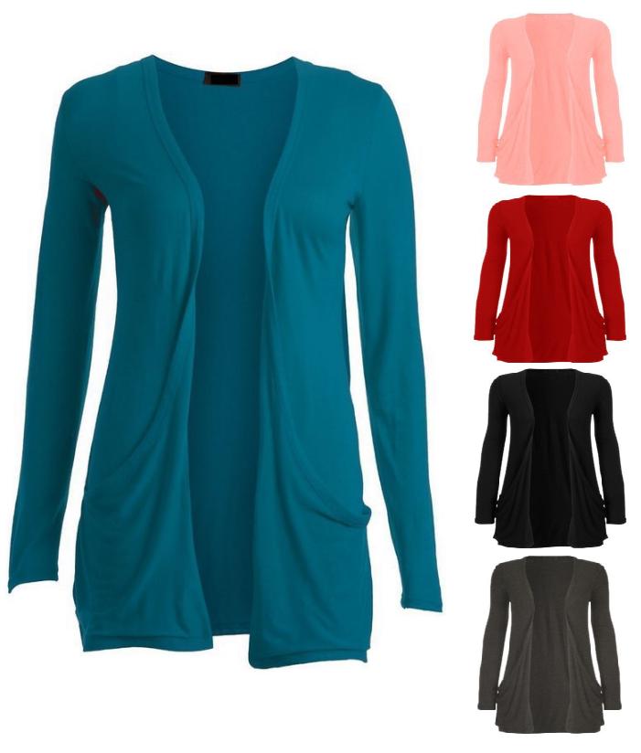 Buy New Women Ladies Long Sleeve Open Boyfriend Cardigan Plus Size Coat ...