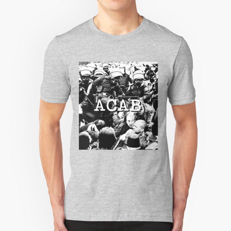 Buy ACAB Cotton Black Tees Summer Men T Shirts Male Casual Style Short ...
