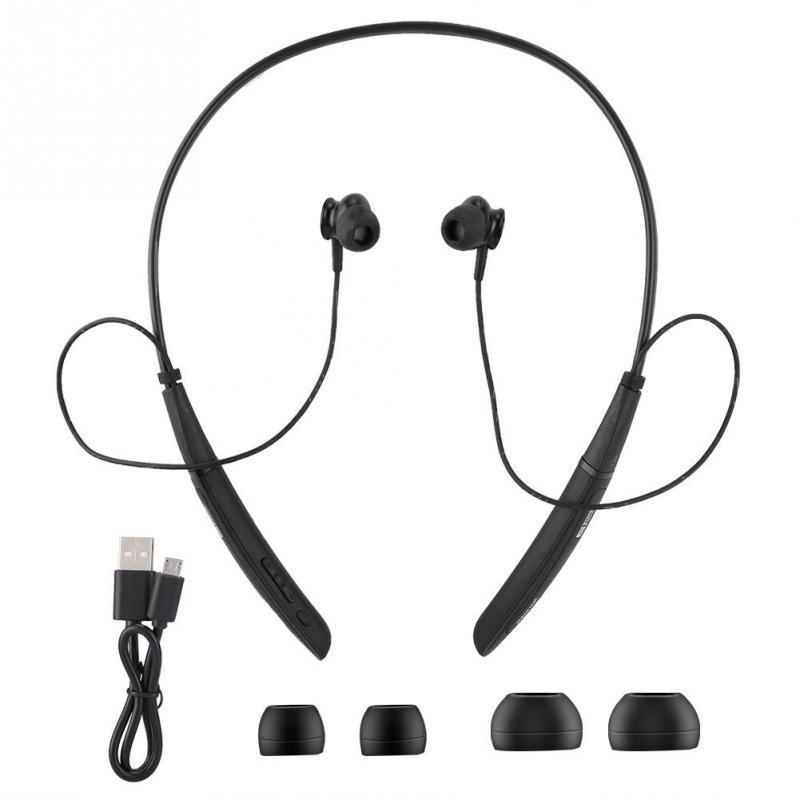 Buy RAYLIN M3 Neck-mounted Sports Bluetooth Headset Subwoofer Dual ...