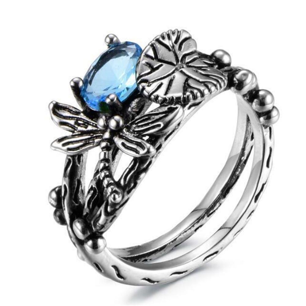 Buy Ring Dragonfly Noble Women Wholesale Lotus Temperament Fashion ...