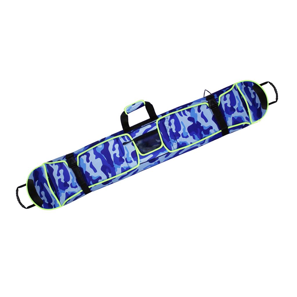 Snowboarding Ski Bag Carry Case Rucksack Cover 155cm Blue Single Strap ...
