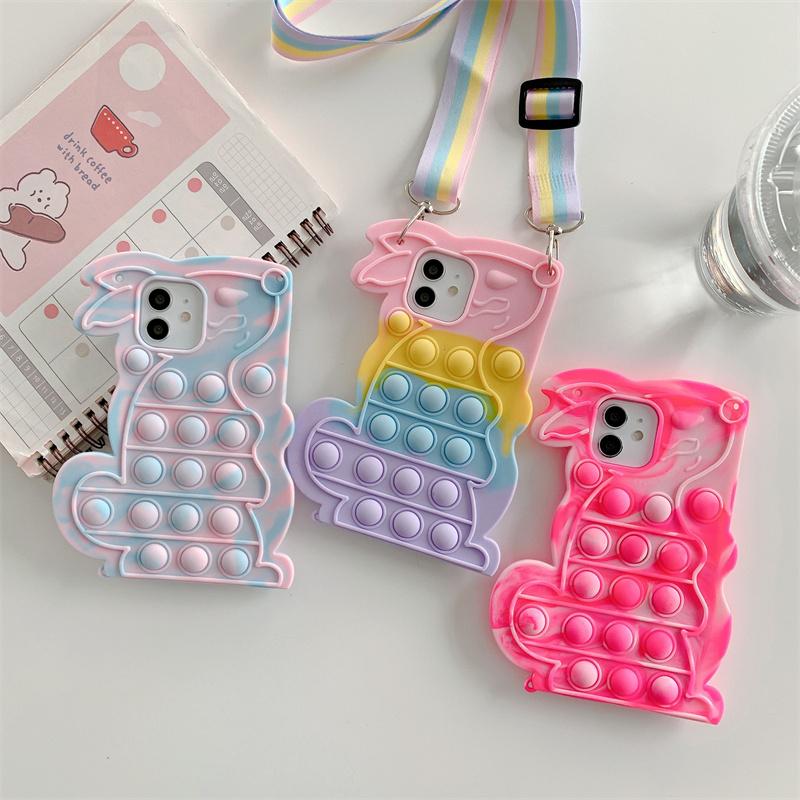 Buy Pop Bubble Fidget Toys Relieve Stress Phone Case For IPhone 12 11 ...