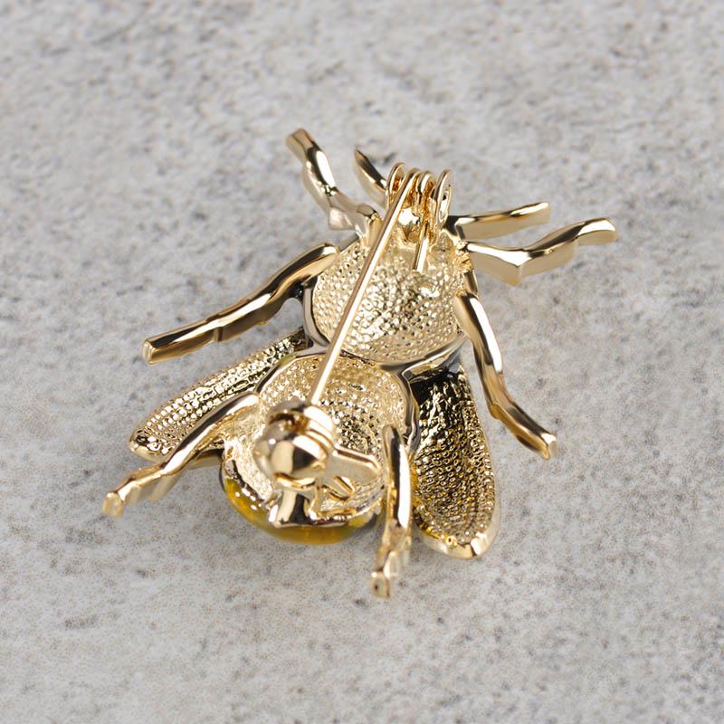 Cute Insect Fly Bee Brooch Kids Girls Clothes Accessories Gold Color ...