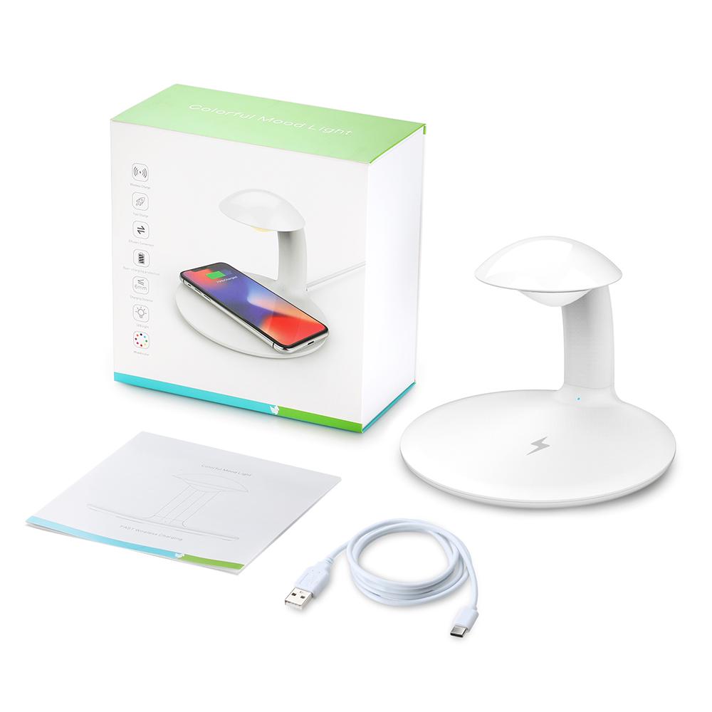 Buy Wireless Charger & Dimmable Night Light 10W Fast Charging with ...