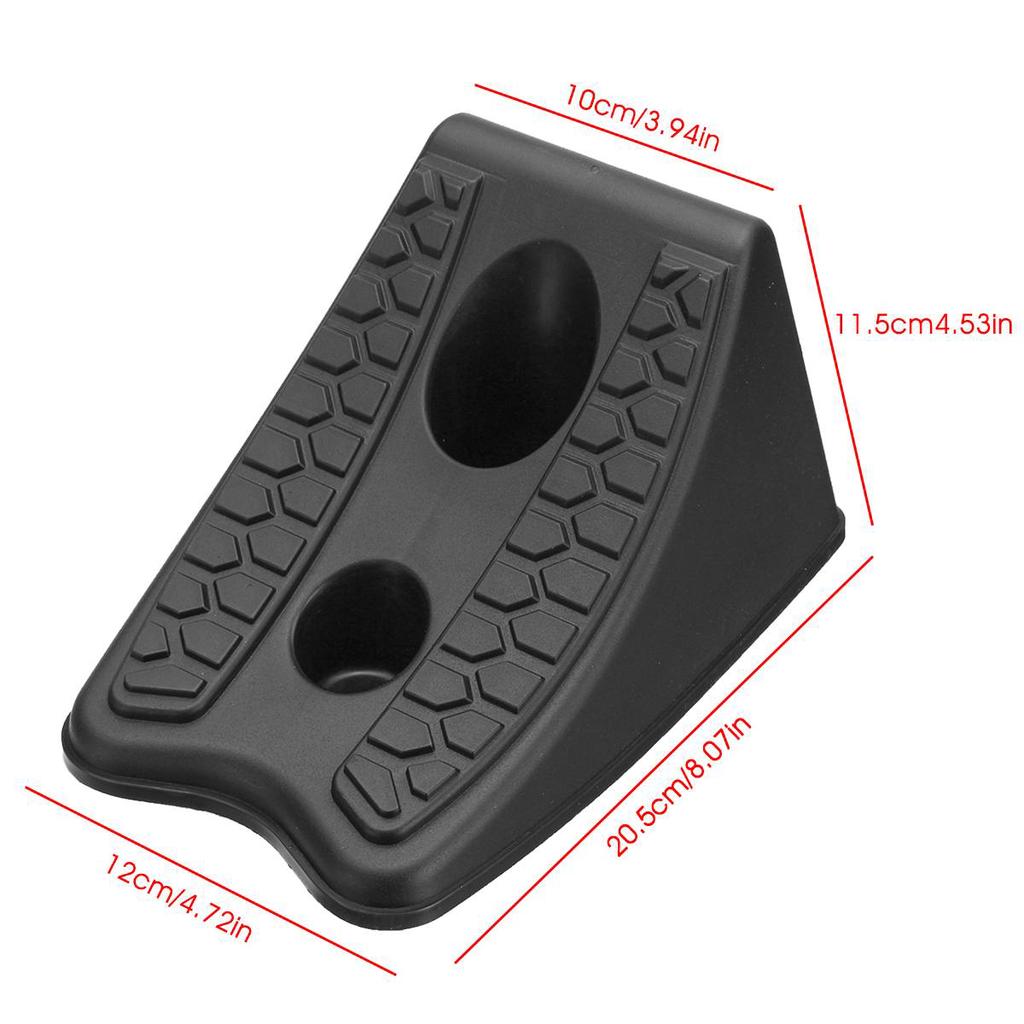Pair Car RV Tire Chock Stop Block Wheel Anti-slip Blocks Auto Truck ...