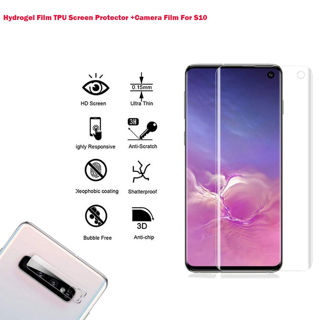 Buy Soft Hydrogel Film TPU Screen Protector +Camera Film For Samsung ...