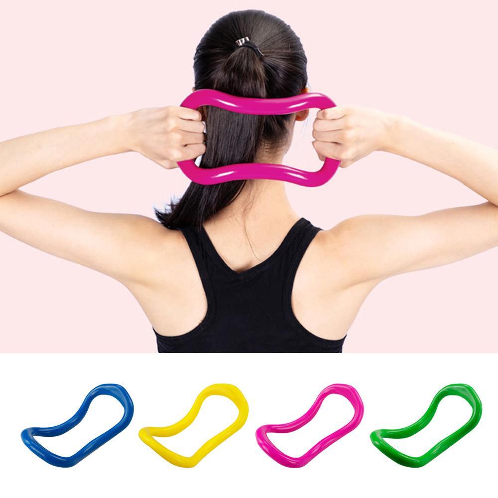 Buy Yoga Pilates Ring Fitness Exercise Resistance Stretch Circle ...