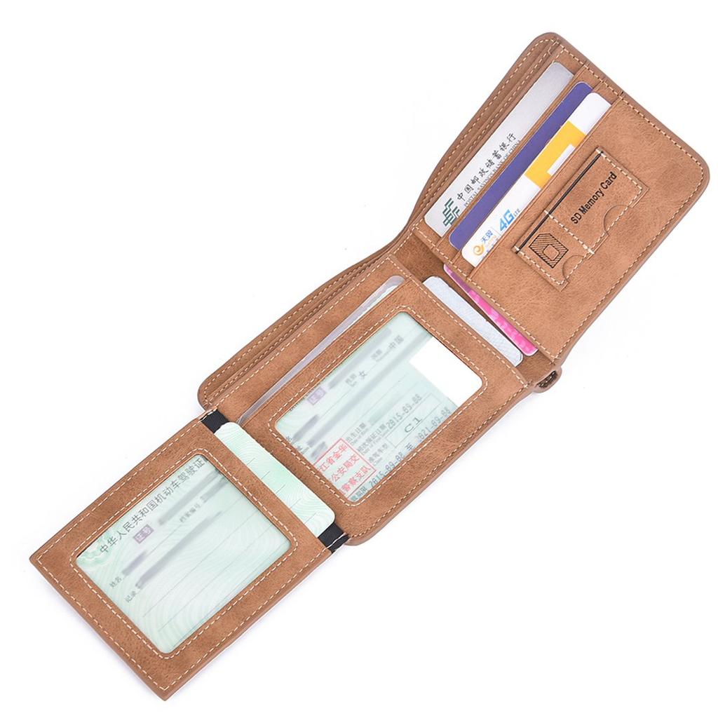 Satın alın WTMens Wallet Leather Trifold Wallets For Men Cash Card ...