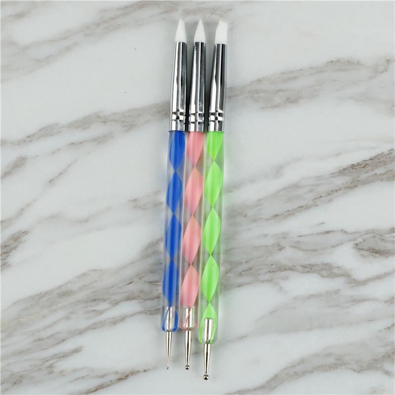 Buy 5Pcs 2 Way Clay Clay Ball Stylus Clay Carving Manicure Tool at ...