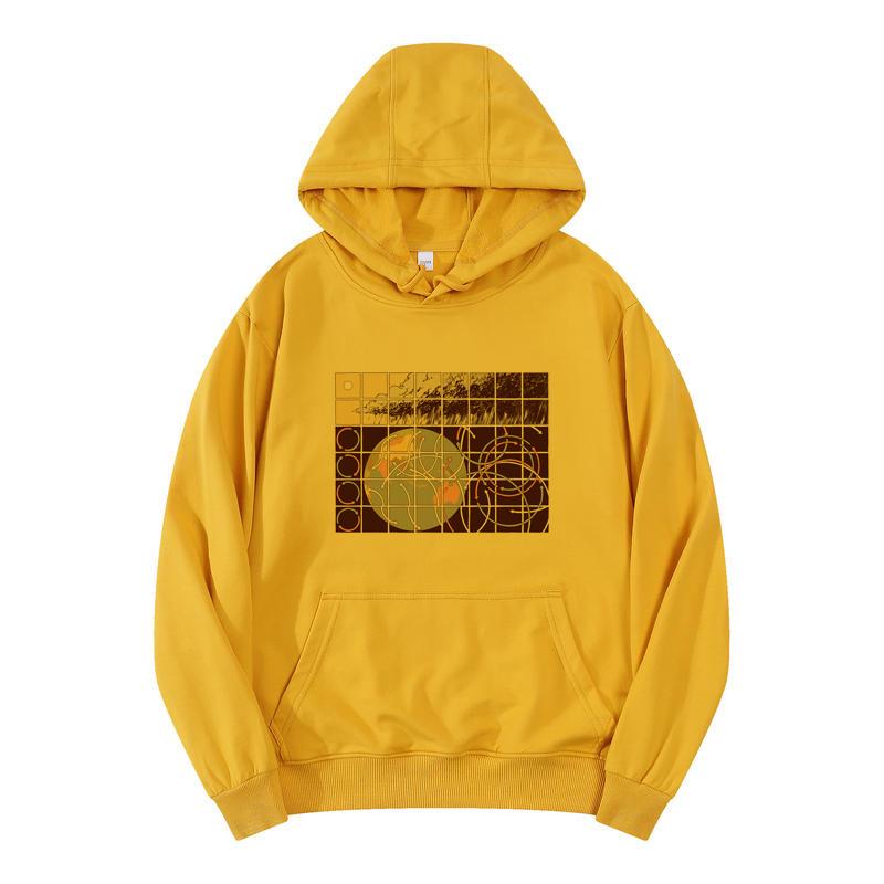 Buy Hoodie Yellow Light Green Light Pink Violet Hoodies Strange ...