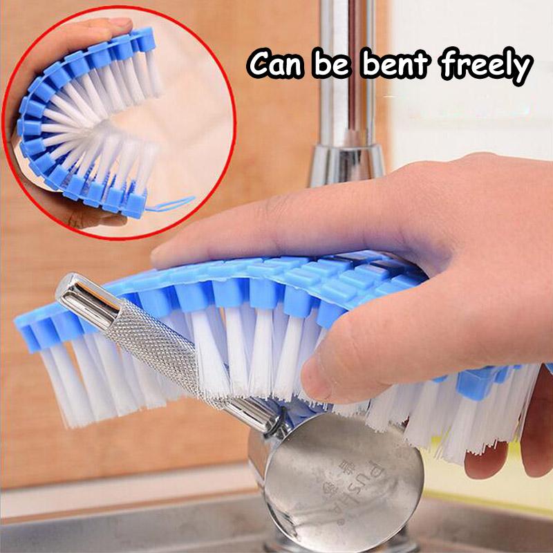 Buy Kitchen Sink Bathroom Corner Scrubbing Flexible Bending Portable ...