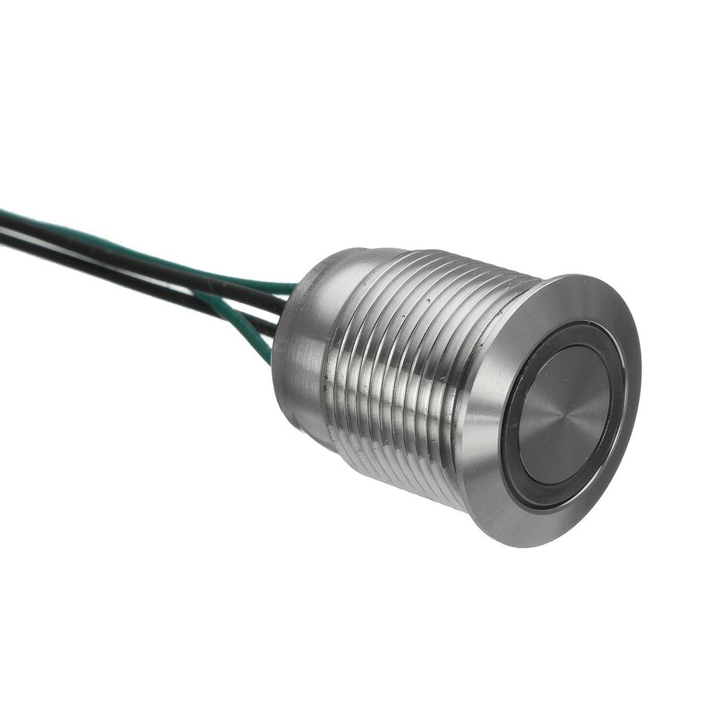 Buy Metal 12V 16mm LED Push Button Panel Dash Momentary Switch Light ...