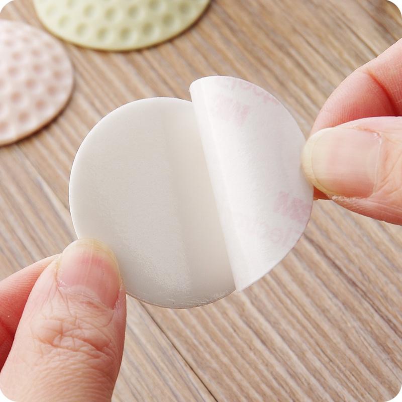 Buy 4PC Round Wall Protector Self Adhesive Door Handle Bumper Guard ...