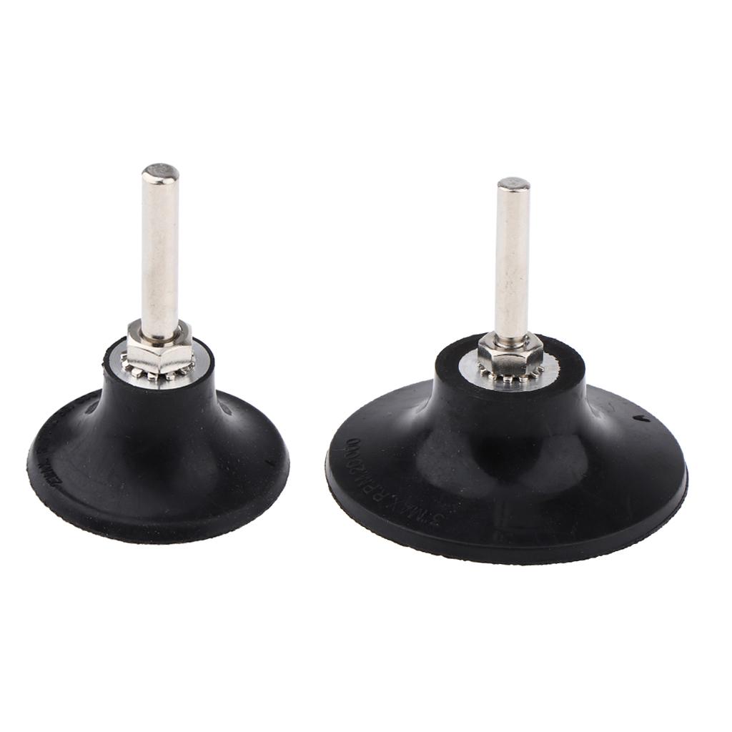 2 Pieces Rotary Sanding Wheel Disc Pad Adapter Holder Grinder ...