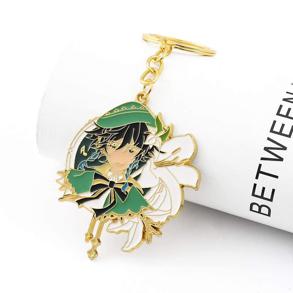 Satın alın Genshin Impact Morax Barbatos Zhongli Kazuha Keychain ...