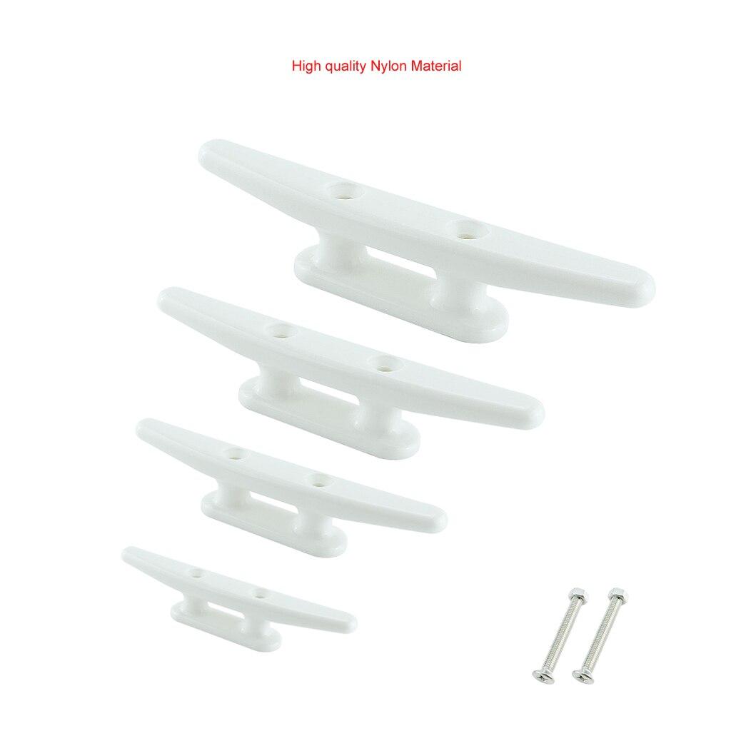 Buy Nylon Low Flat Cleat Open Base Cleat With 2 Screws Marine Boat ...
