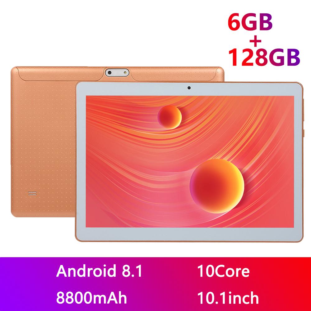 MFLG Tablets 10.1 Inch Android 8.1 Tablet Deca Core RAM 6GB ROM 128GB ...