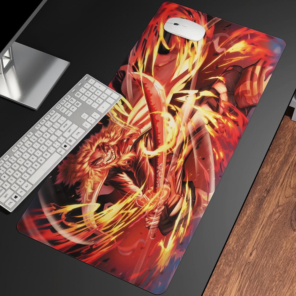 Buy Anime Kimetsu no Yaiba Pad Mouse HD Print Computer Gamer Locking ...