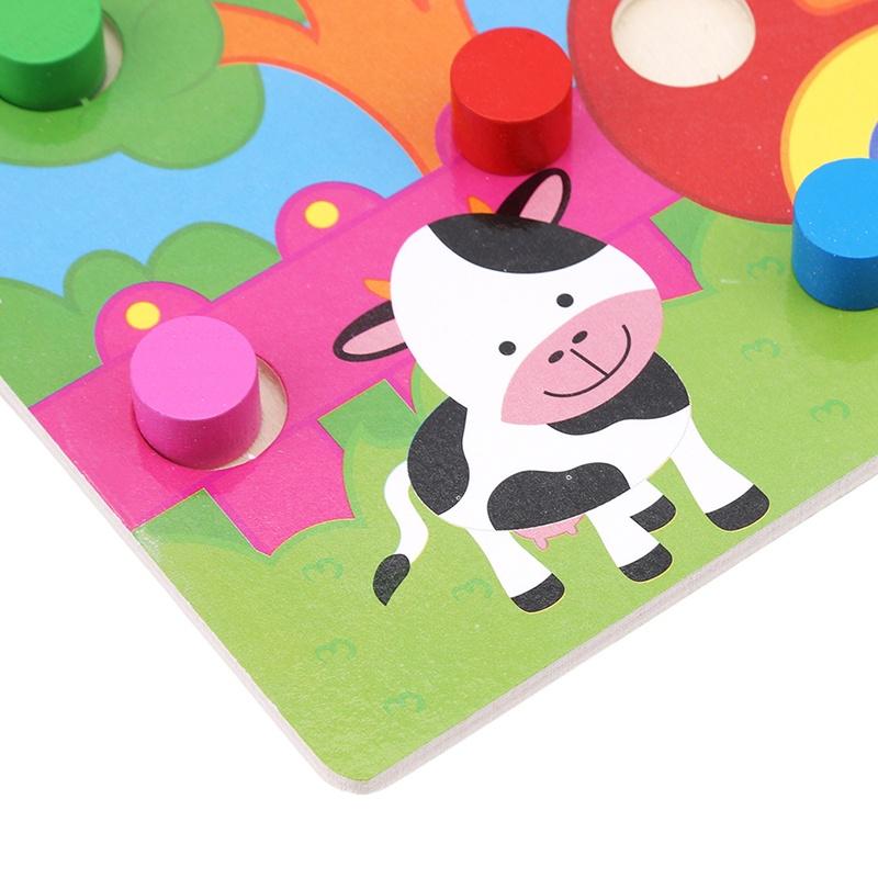 Buy Wooden Toy Jigsaw Puzzle Teaching Aids Children's Educational Toys ...
