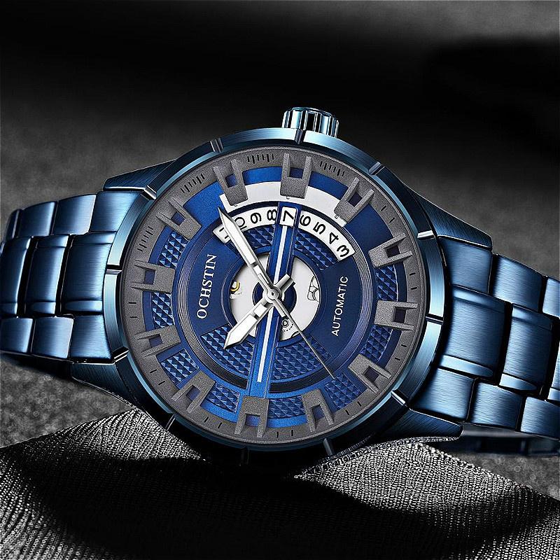 Buy Mens Sport Automatic Mechanical Wrist Watches Self Winding Skeleton ...