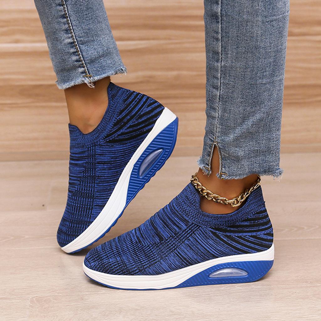 Satın alın Sagit Women's Fashion Trend Breathable Shoes Woven Sports Style Casual Mesh Shoes | Joom