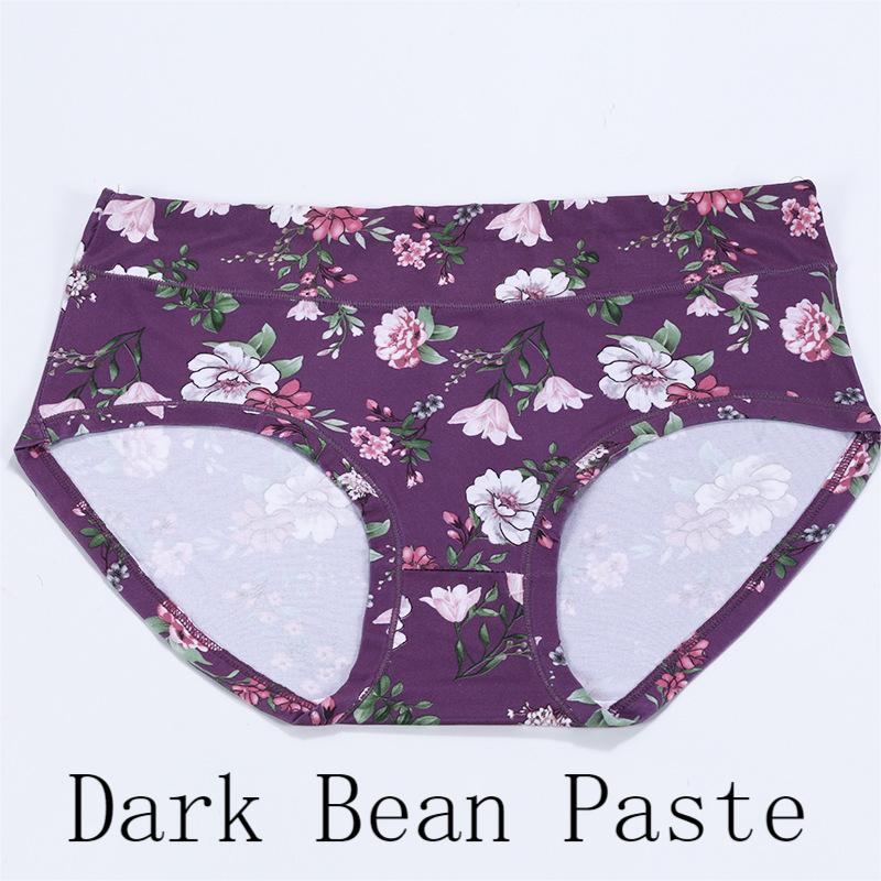 4XL-12XL Sexy Women's Mid Waist Panties High Elasticity Underwear ...