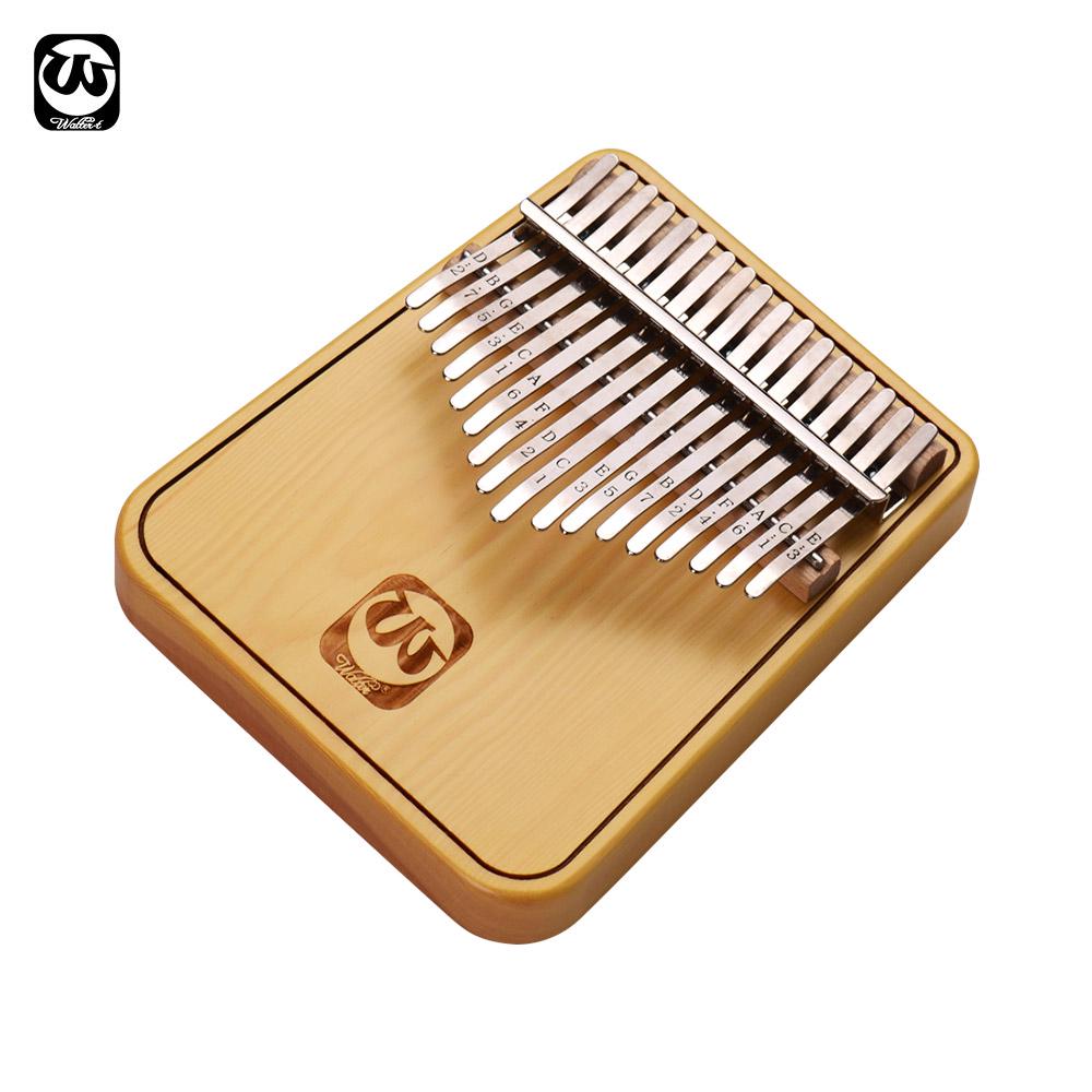 Buy Walter.t WK-17BH Portable 17-key Kalimba Thumb Piano Mbira Spruce ...