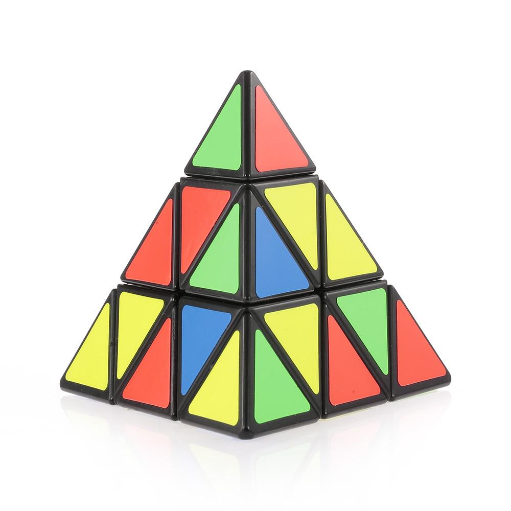 Cheap Pyraminx Speed Cube Triangle Magic Cube Pyramid Sticker Cube ...