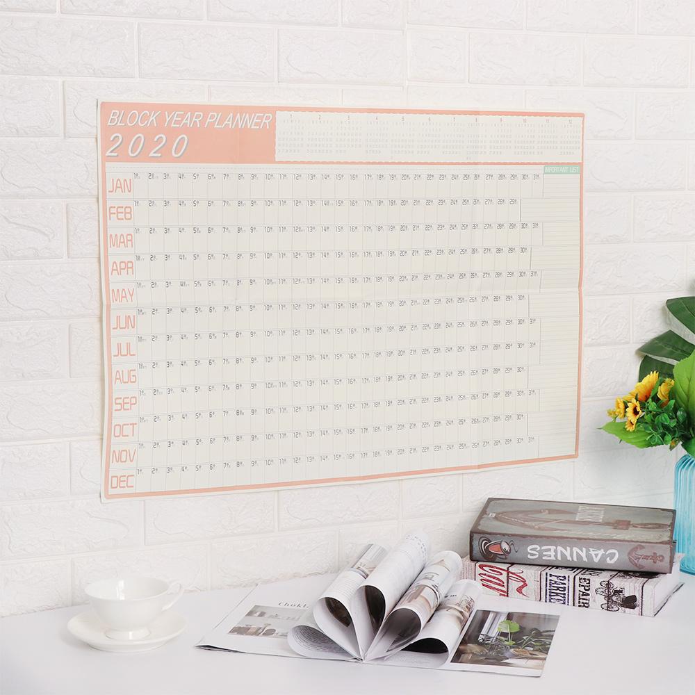 Buy 1Pc Stationery Diary Study Plan Schedule 2020 Calendars 365 Days ...