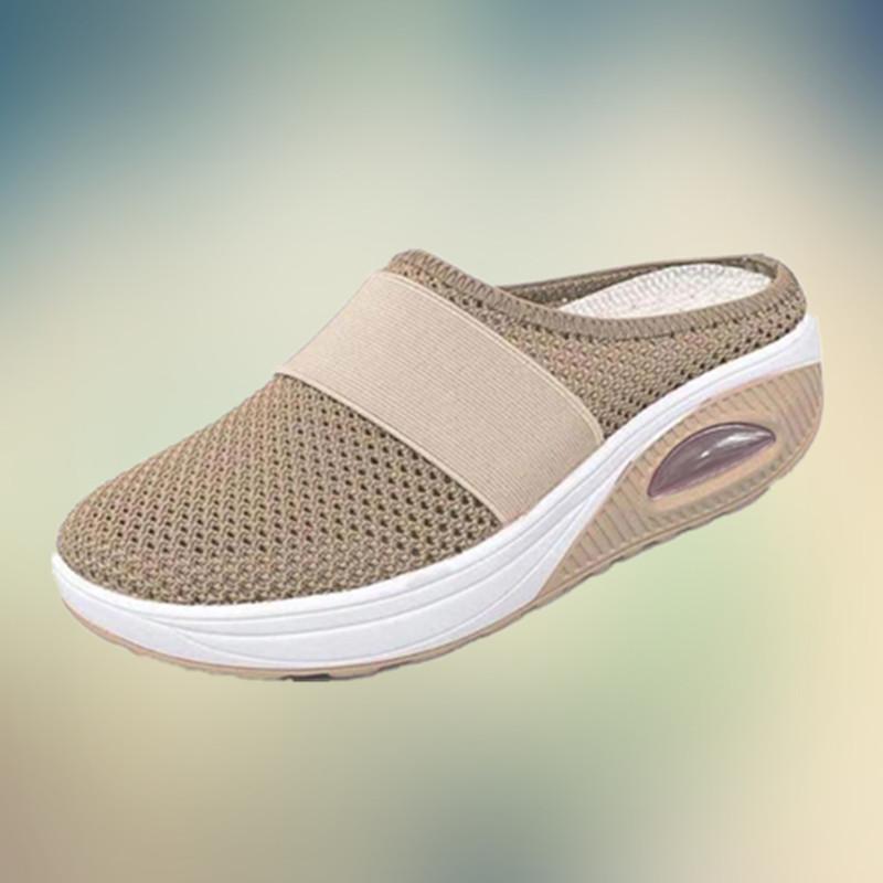 Buy Women Mesh Summer Shoes Casual Slip On Wedge Sandals at affordable ...