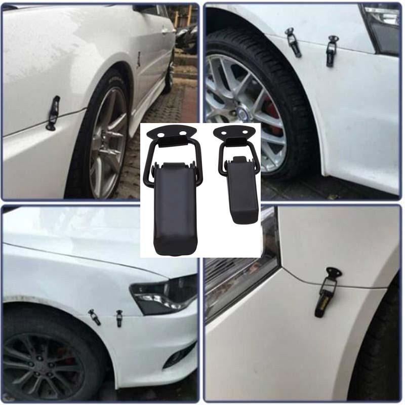 Buy Home Supplies 2Pcs Universal Bumper Security Hook Hasp For Racing ...
