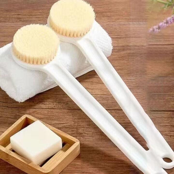 Cheap Body Brush Dry Brushing Shower Bath Brush Long Handle Gentle Back ...