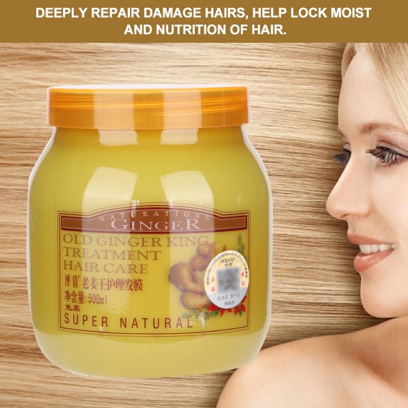 Buy Ginger Hair Care Cream Conditioner Mask Improve Hair Loss 500ml at ...