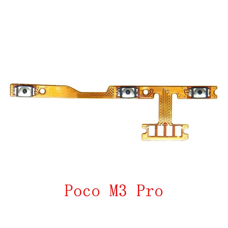 Buy Power Volume Flex Cable For Xiaomi Mi Poco M3 F2 Pro F3 X3 C3 F1 M2 ...