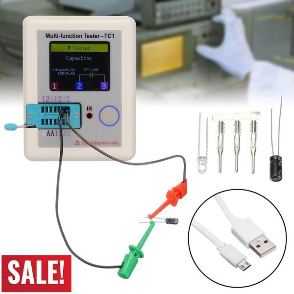 Buy Multifunctional LCR-TC Digital Transistor Tester NPN PNP Resistance ...