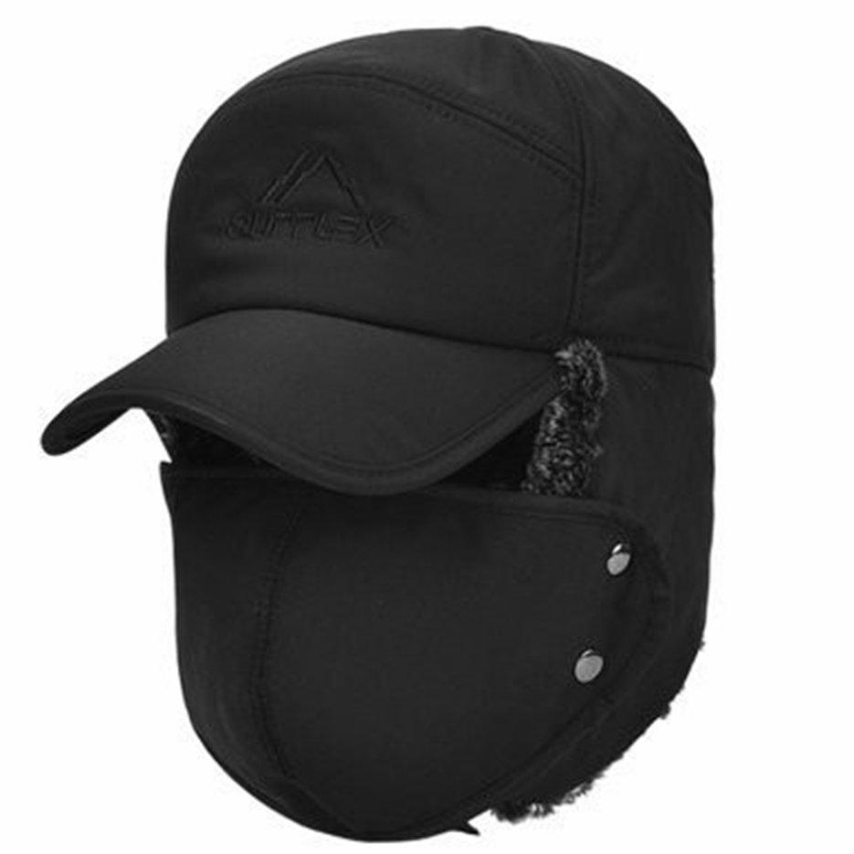 Solu Winter Windhat Cotton Hat Warm Hat For Men And Women Winter Ear ...