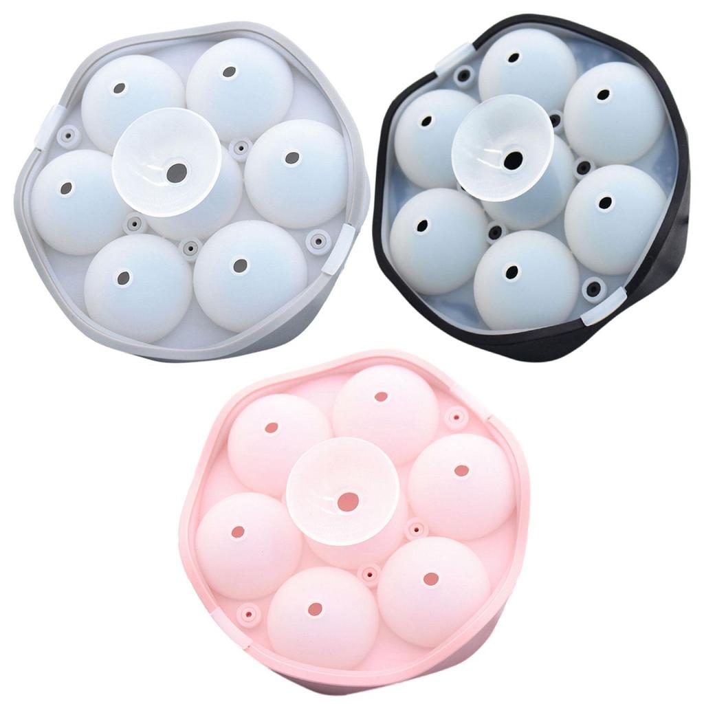 Satın alın Ice Ball Maker|7 Ball Sphere Ice Cube Trays|Reusable ...